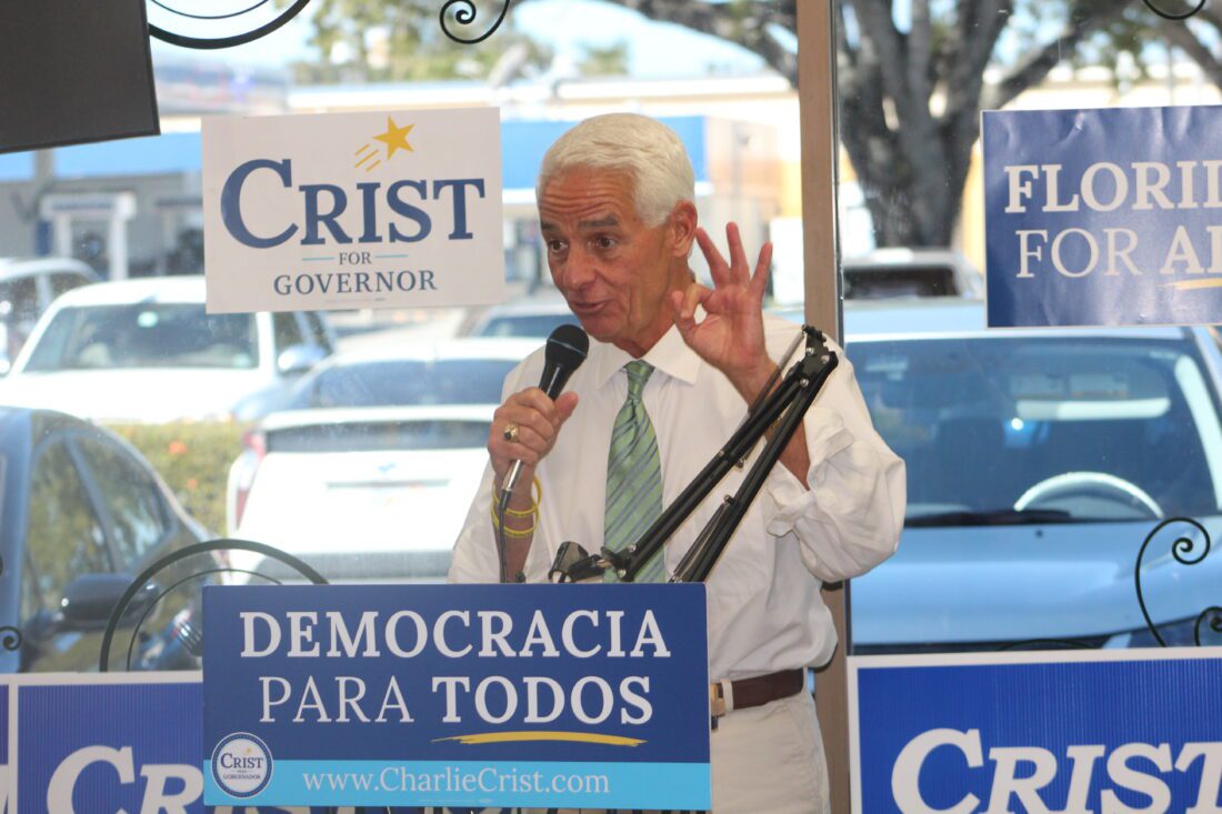 Crist comes to Fort Myers, hits DeSantis hard - Cape Coral Breeze
